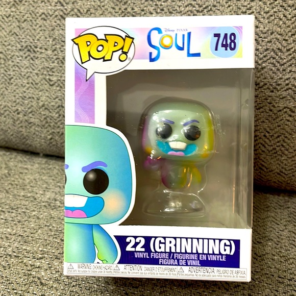 Funko | Toys | Disney Funko Pop Pixar Soul 22 Grinning Nwt In Box ...
